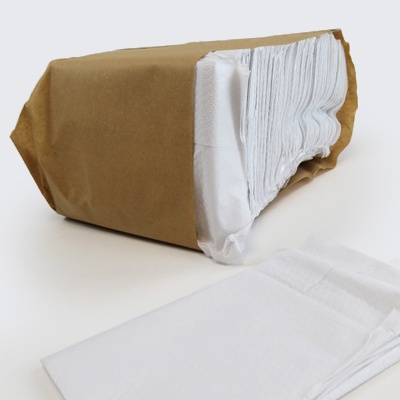 1-Ply (Single) White Napkins