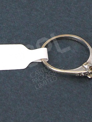 Dumbbell Folding Labels | Jewellery Labels