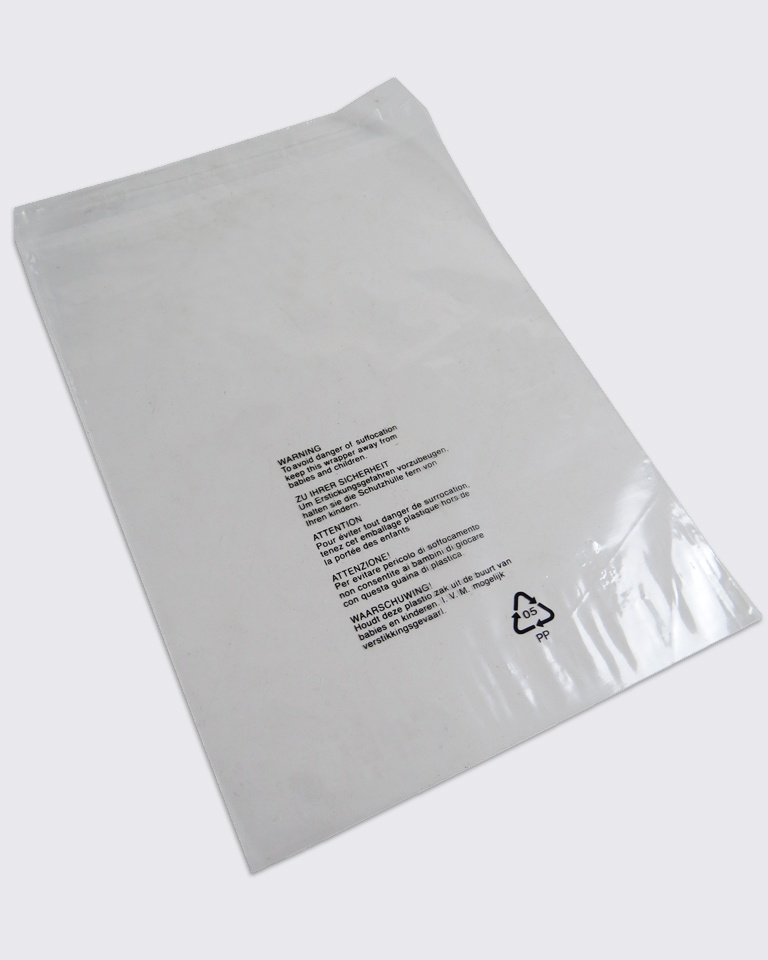 Perforated Polypropylene Bags | Printed Warning Notice