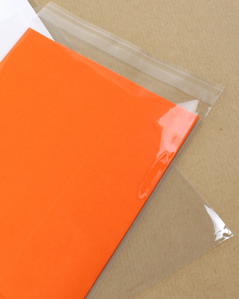 Greeting Card Bags with Peel and Seal Lip